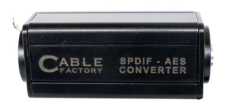 AES to SPDIF Converter XLR Male to RCA Female - Cable Factory