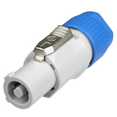Neutrik 3 Pole Inline AC Connector for Power Out System -Grey - Cable ...