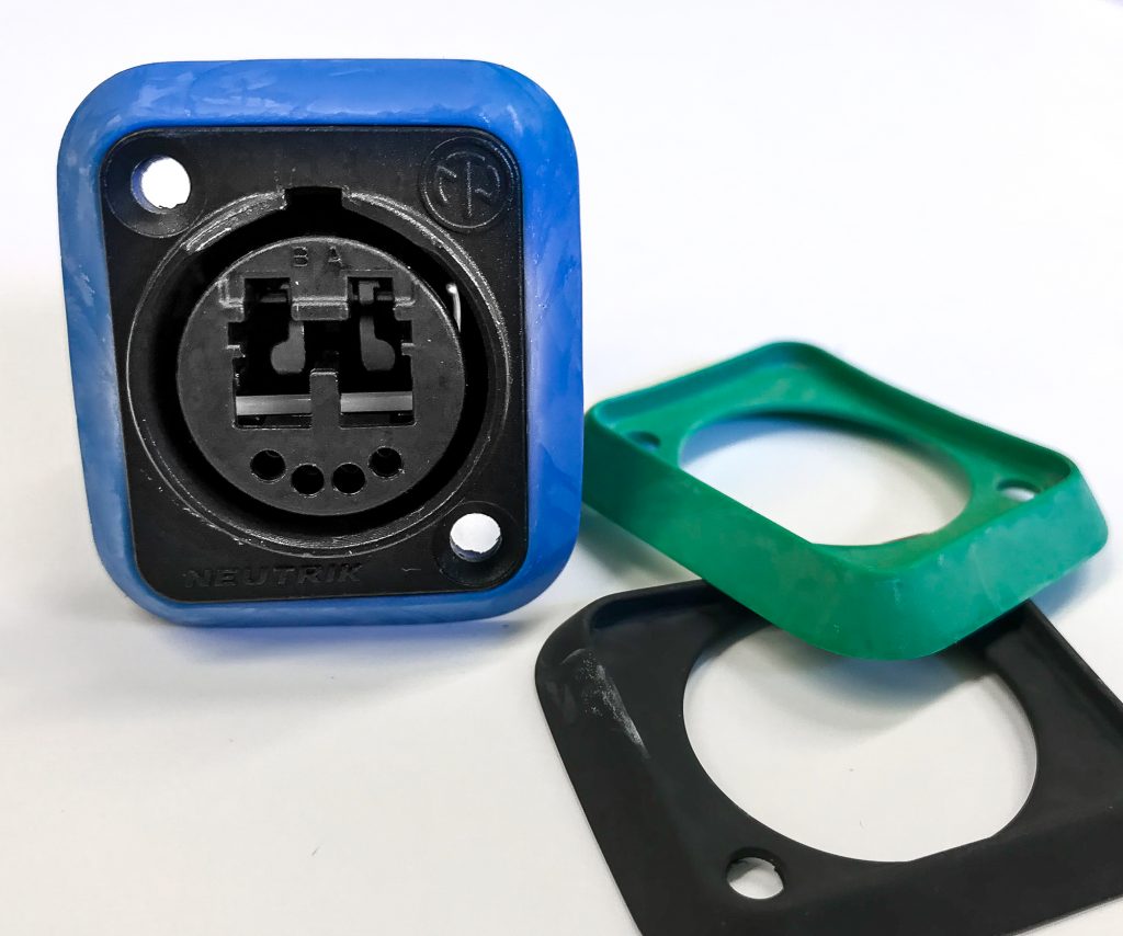 Neutrik OpticalCON DUO Chassis - Black - Cable Factory