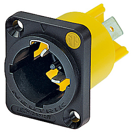 Neutrik Powercon TRUE 1 3 Pole Chassis AC Connector - Male - 20A ...
