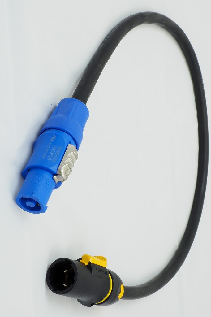 Neutrik powerCON True 1 Male to powerCON Blue Extension Cable - 3C ...