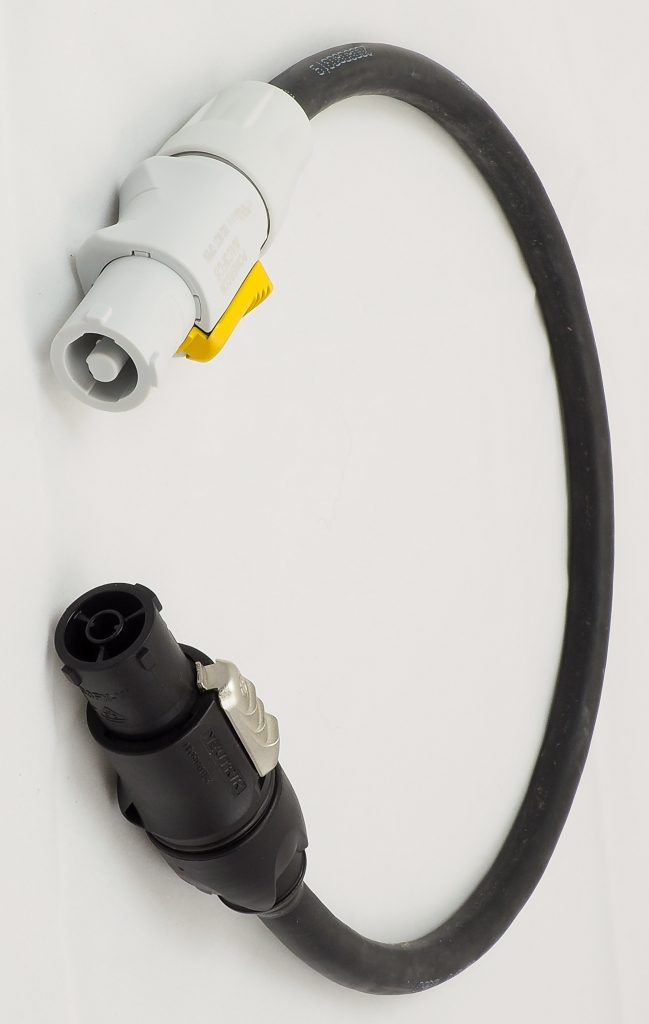 Neutrik powerCON True 1 Female to powerCON Grey Extension Cable - 3C ...